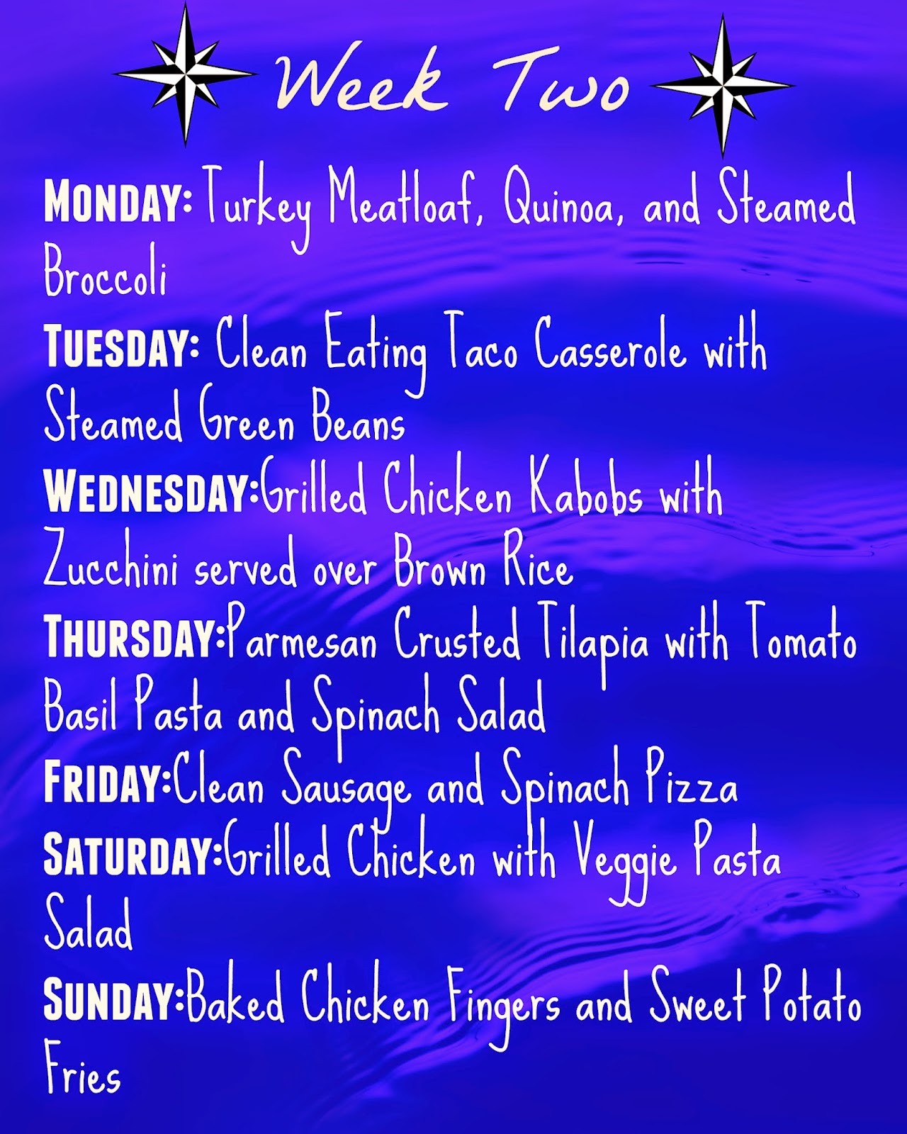 A Dietitians Journey To Losing the Baby Weight: Spring/ Summer Cycle Menu!