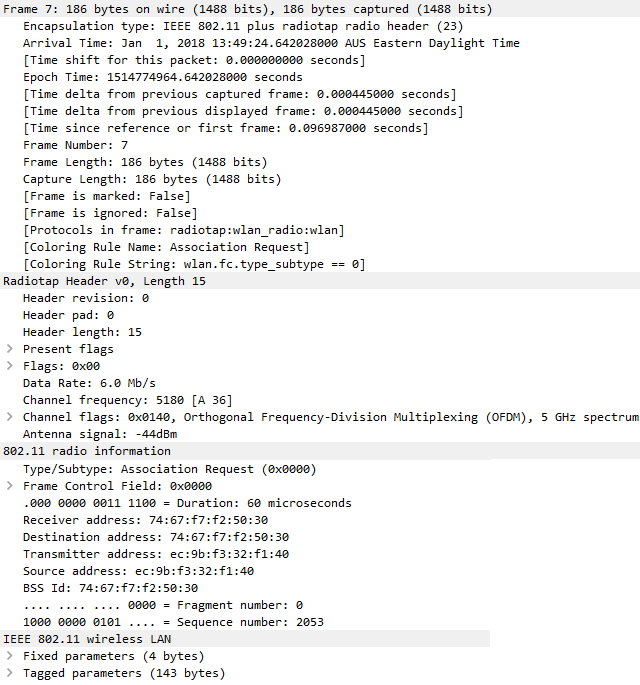 dot11zen: Packet Captures with Extreme Networks WiNG Access Points