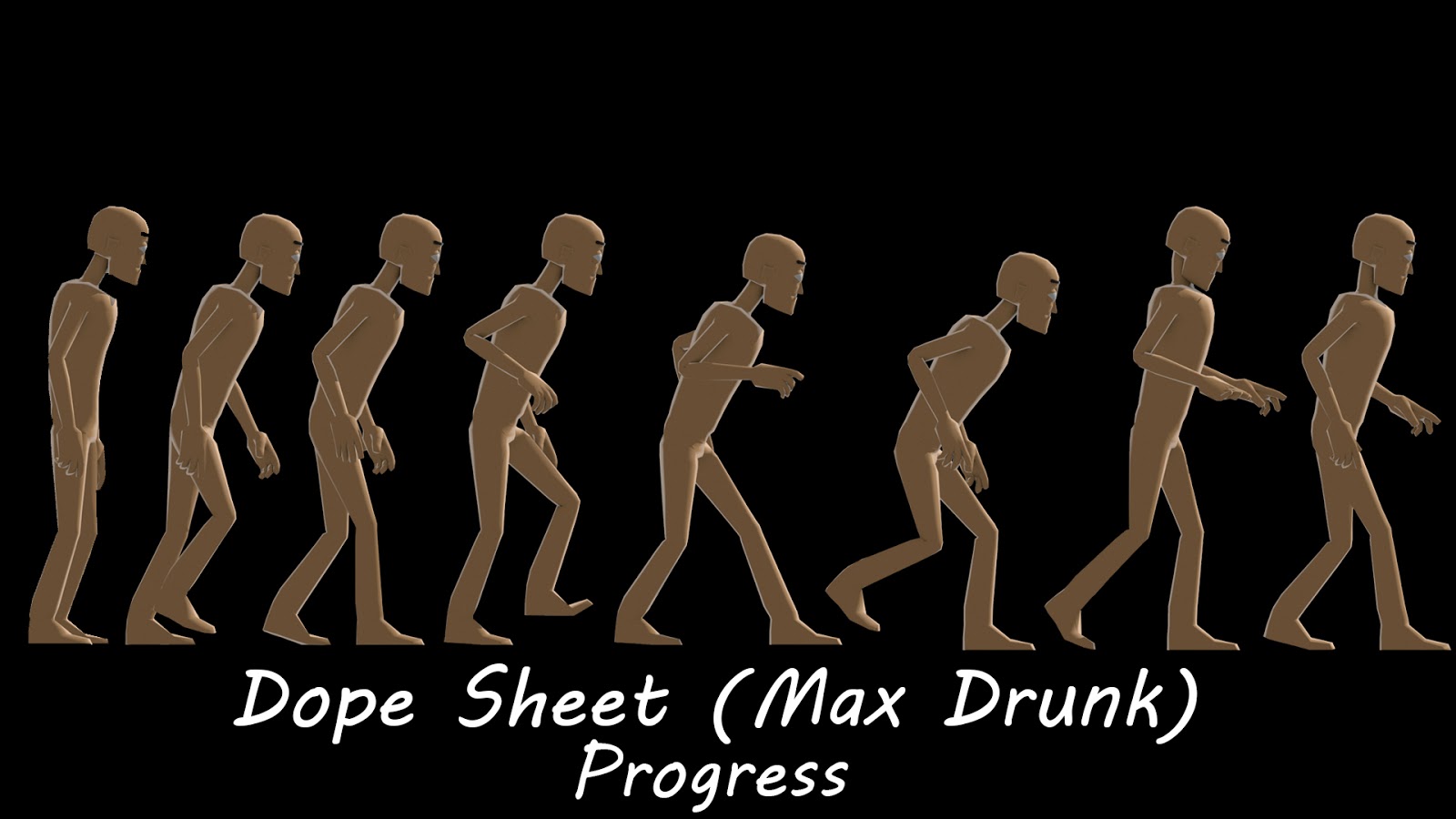 Woman Walk Cycle Reference