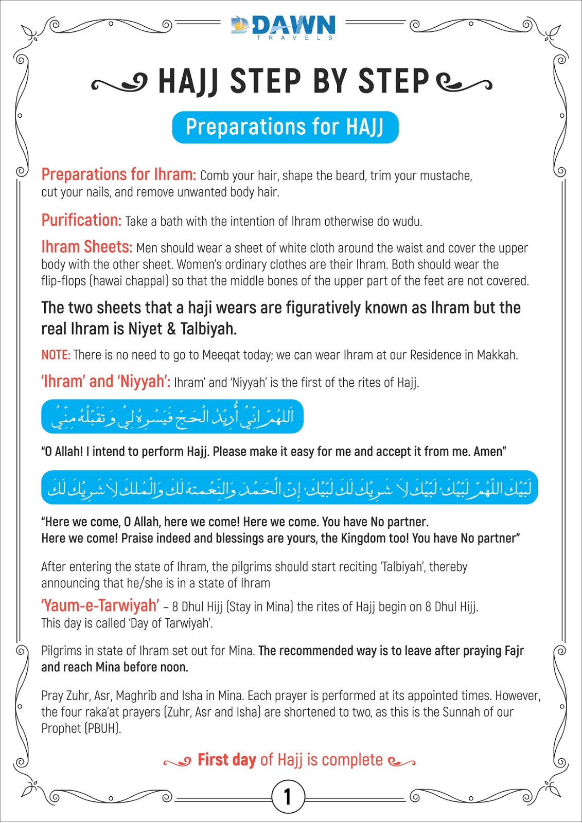 Hajj Guide – How to Perform Hajj Steps