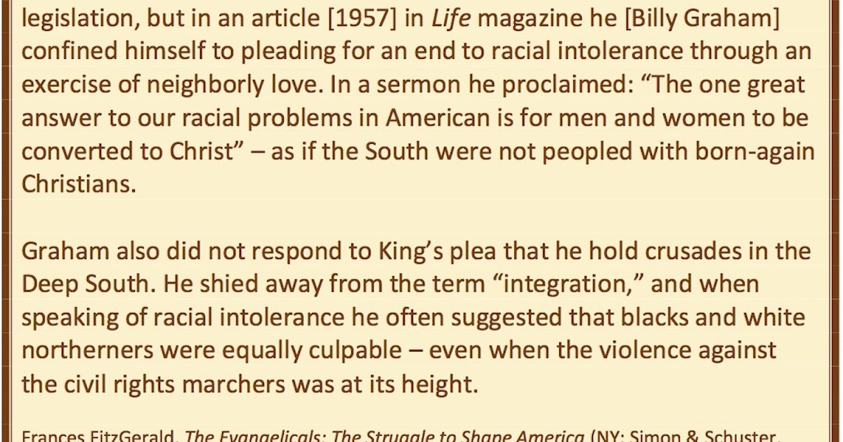 Bilgrimage: Assessing Billy Graham's Legacy: "After the Bombing That ...