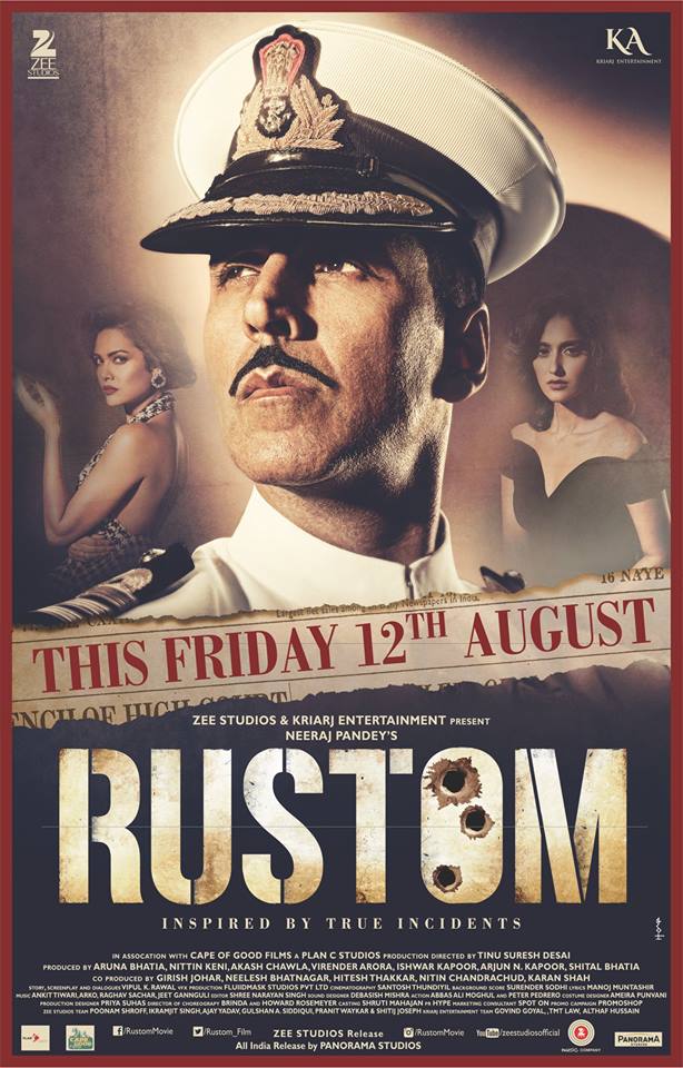Fenil and Bollywood: Movie Review: RUSTOM by FENIL SETA