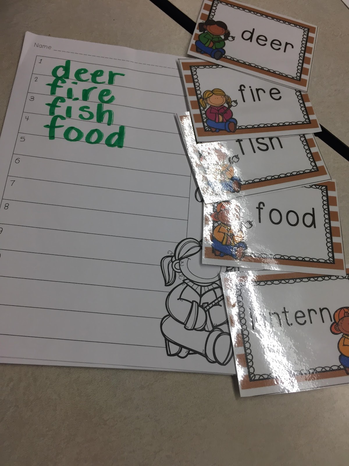 Camping Week - JD's Firsties