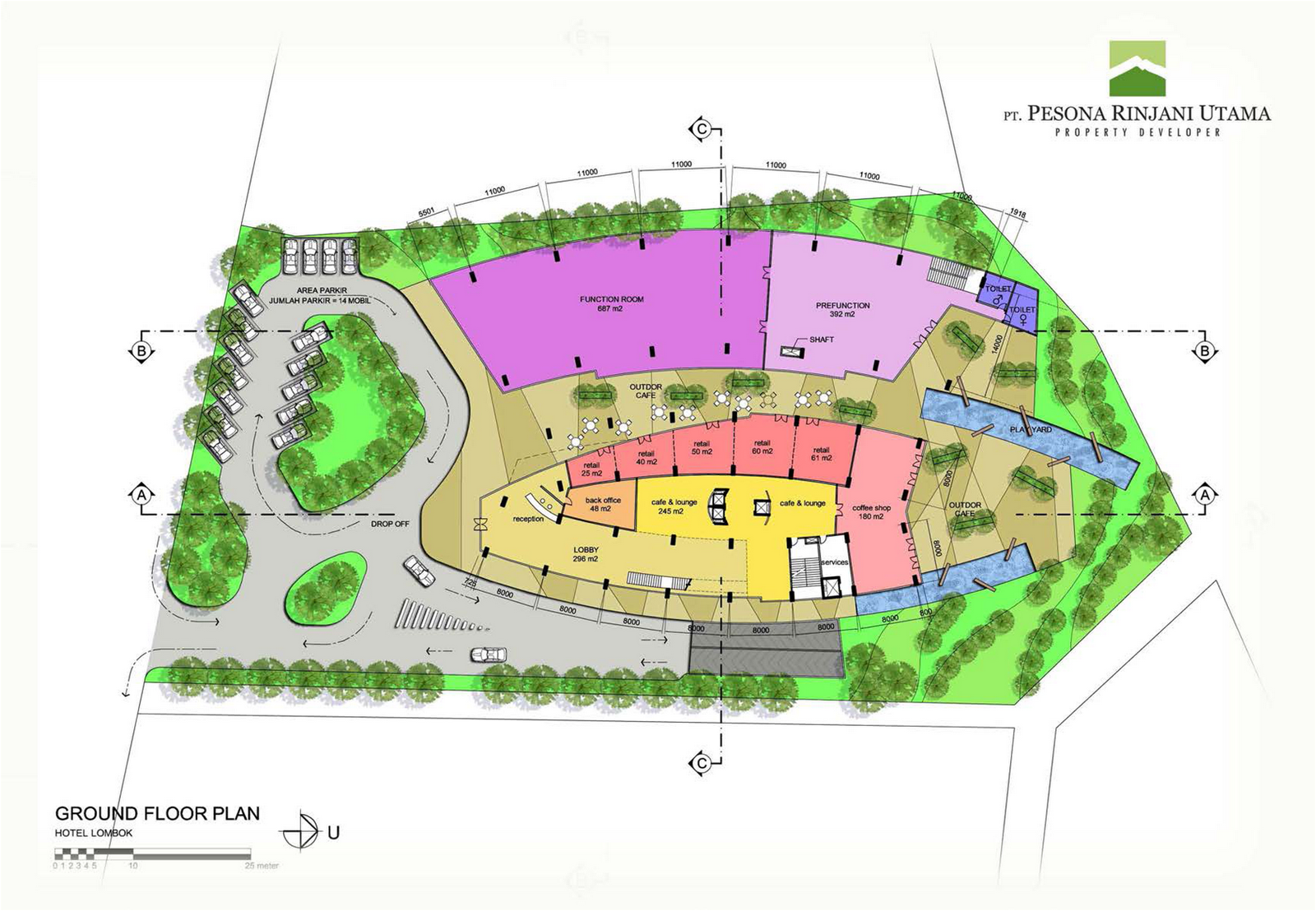 The Weave Condotel Lombok: Site Plan