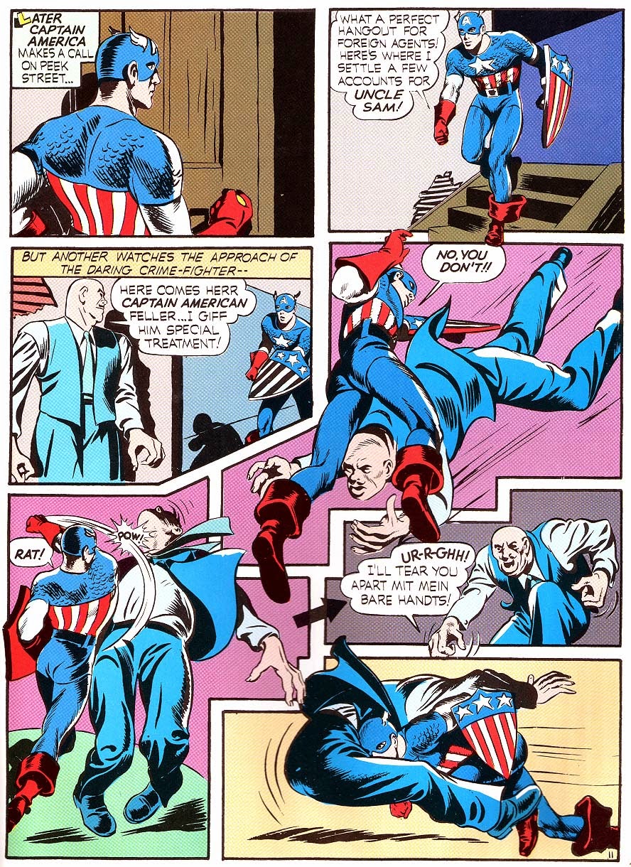 La Discoteca del Friki: LA PORTADA DEL MES: CAPTAIN AMERICA COMICS #1