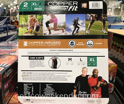 Copper Fit Compression Knee Sleeves | Costco Weekender