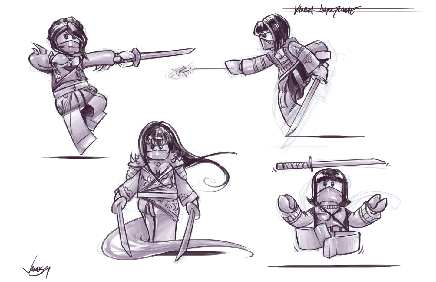 Imagining LEGO Universe: Faction Leader Design: Vanda Darkflame, Paradox