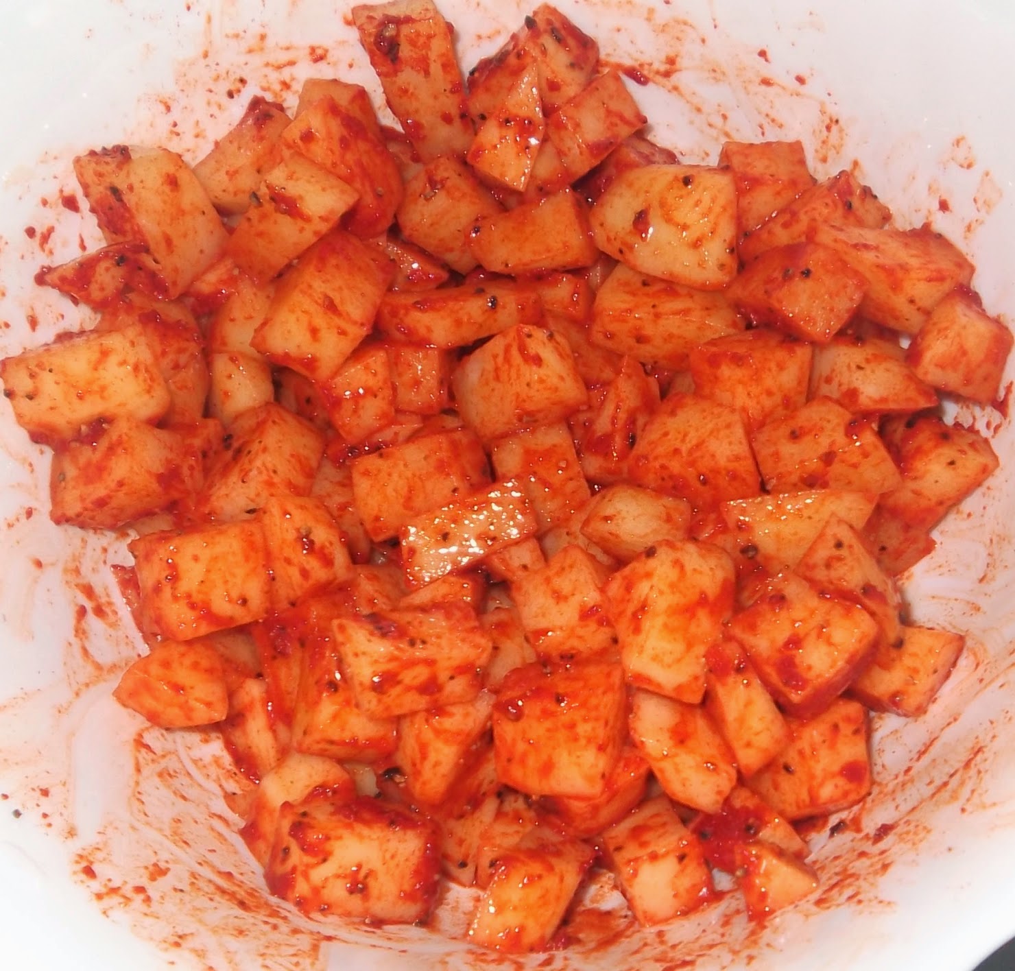 Simply Cooking and Health: Spicy Pan Fried Potato