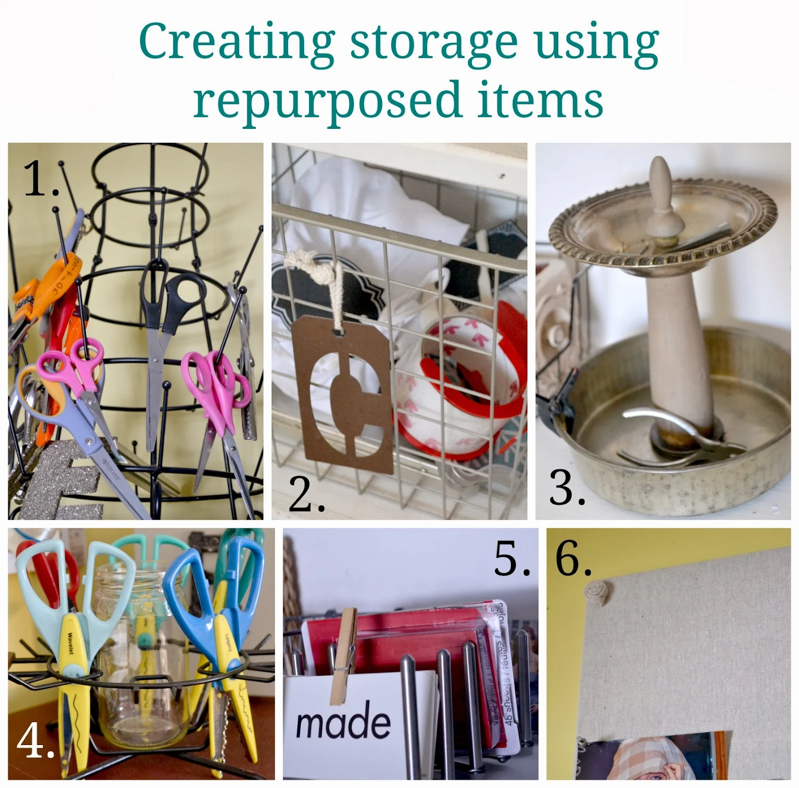 Craft Room with Unique Storage Ideas