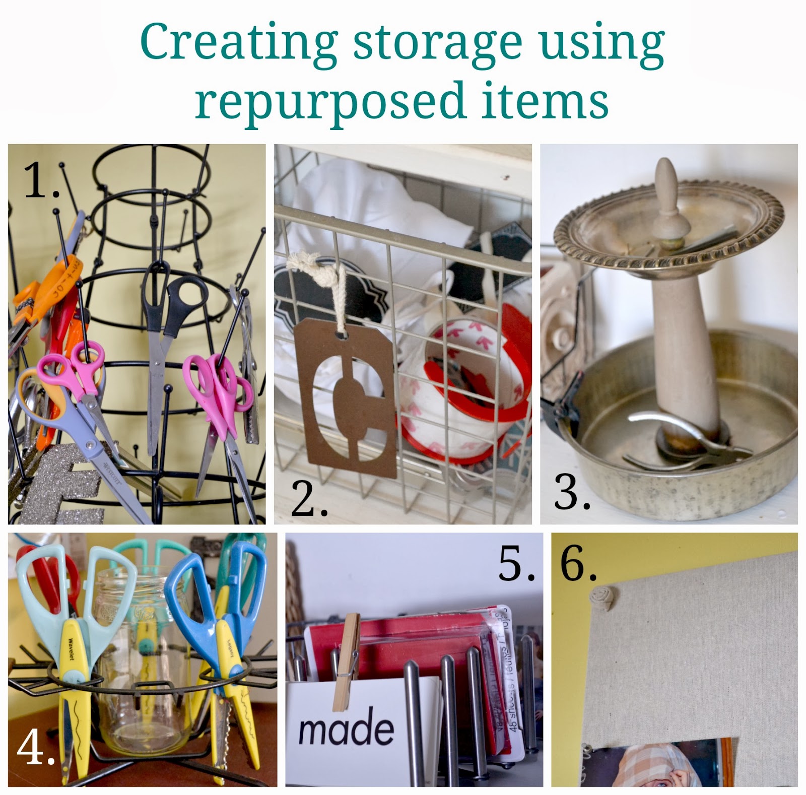 Craft Room with Unique Storage Ideas