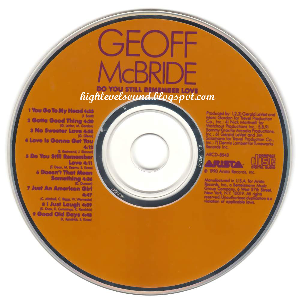 highest level of music: Geoff Mcbride - Do You Still Remember Love ...