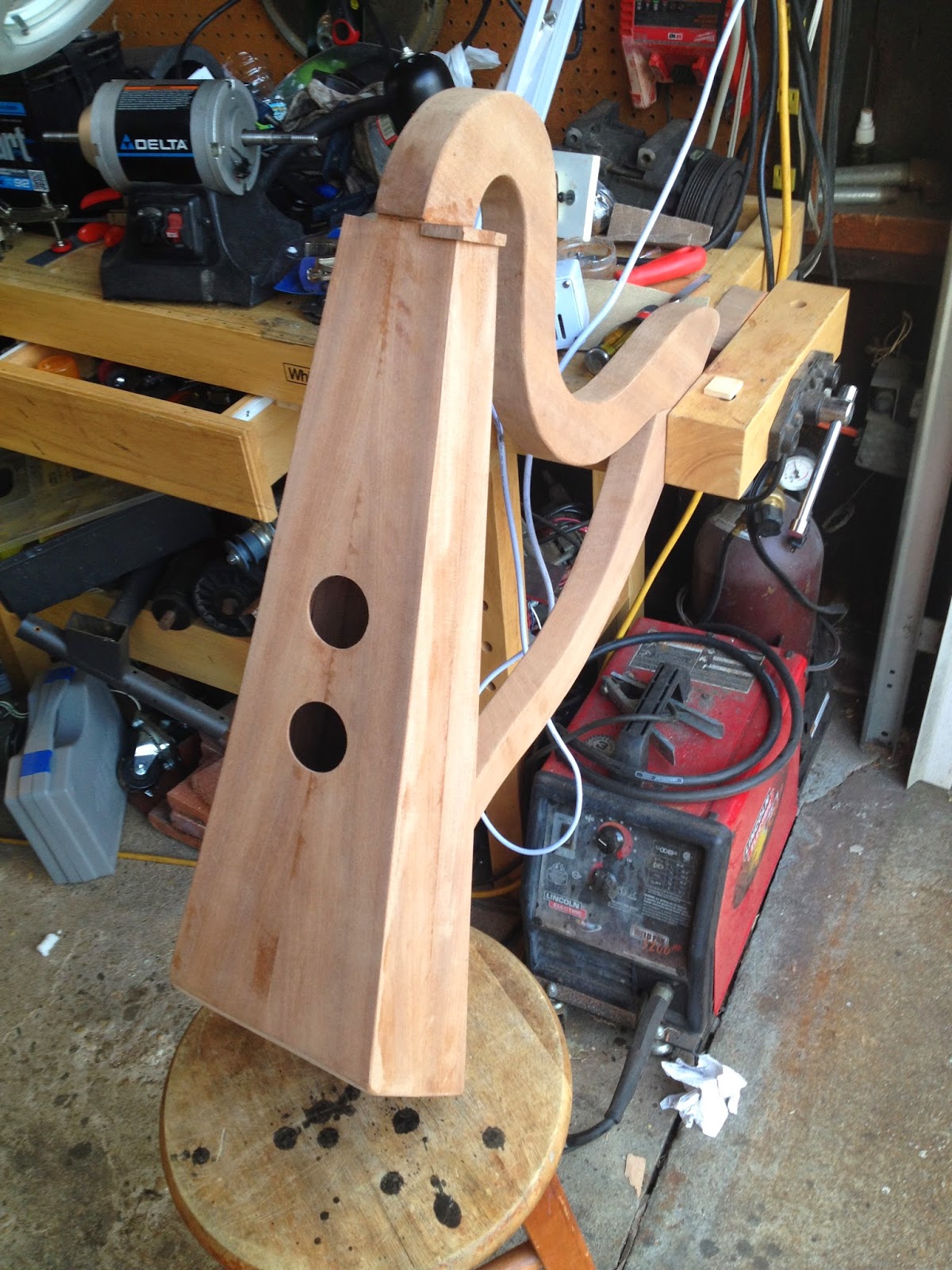 My Homemade Sapele Harp