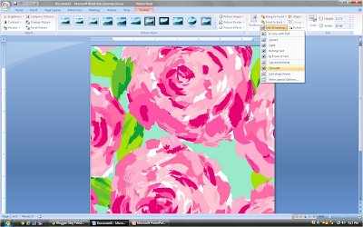 Stay Fabulous: Monogrammed Lilly Stationery Tutorial