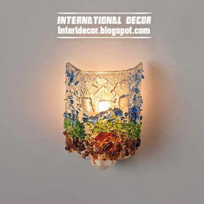 Make unusual glass lamps from recycled glass