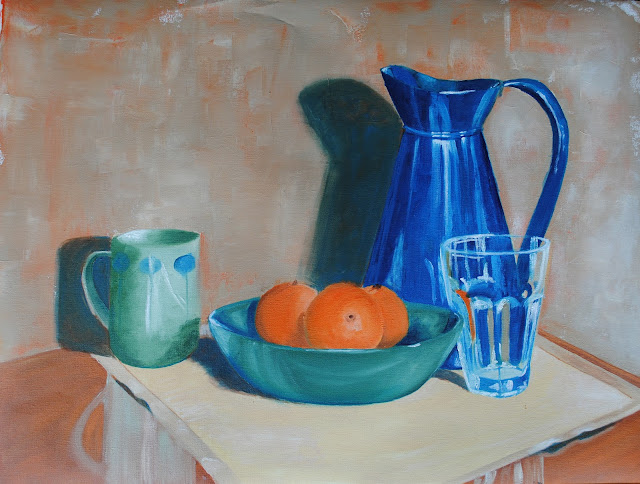 Helen's Painting OCA Blog: Still Life Colour Studies