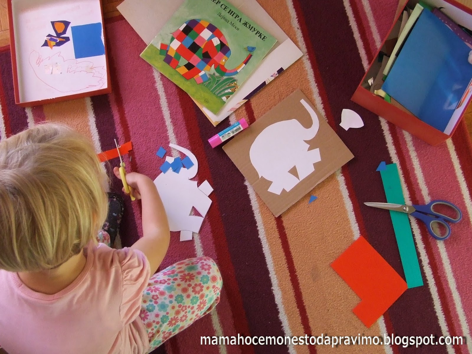 Mama,hoćemo nešto da pravimo: Slon Elmer