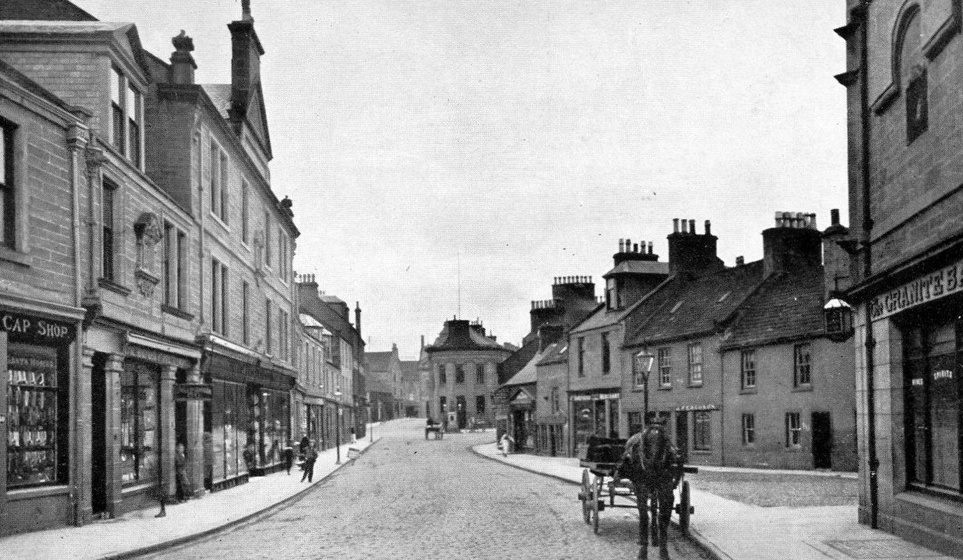Tour Scotland: Old Photographs Castle Street Forfar Scotland
