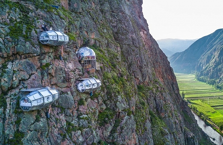 The World's Highest Hanging Hotel is in Purwakarta