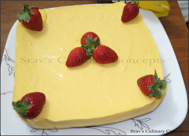 Srav's Culinary Concepts: Mango CheeseCake
