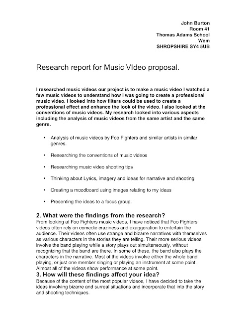 media nationals unit 2: Research Report