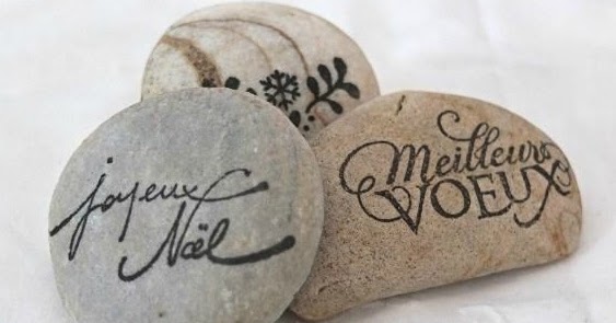 Galets porteurs de messages ~ L'Art du bonheur