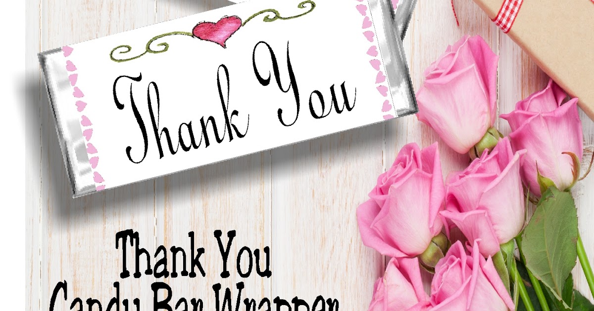 Thank You Candy Bar Wrapper