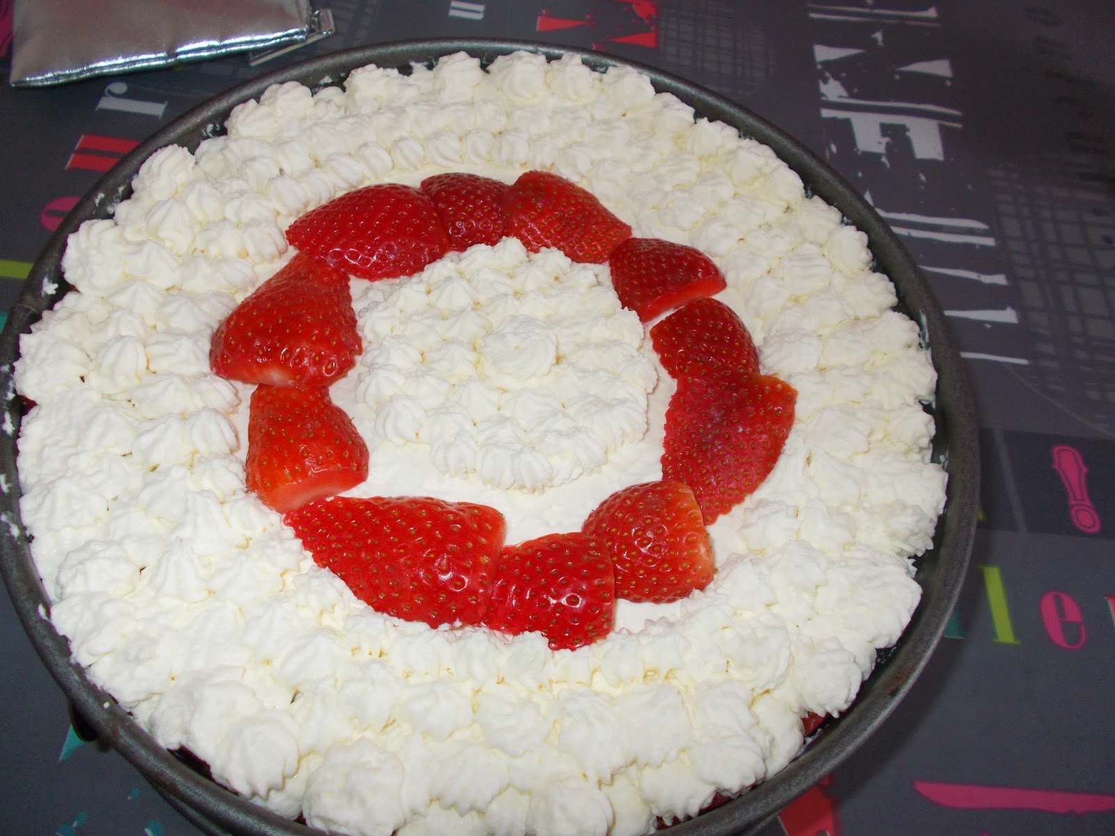 Dégustations d'Oum Safiya: Fraisier mascarpone chantilly