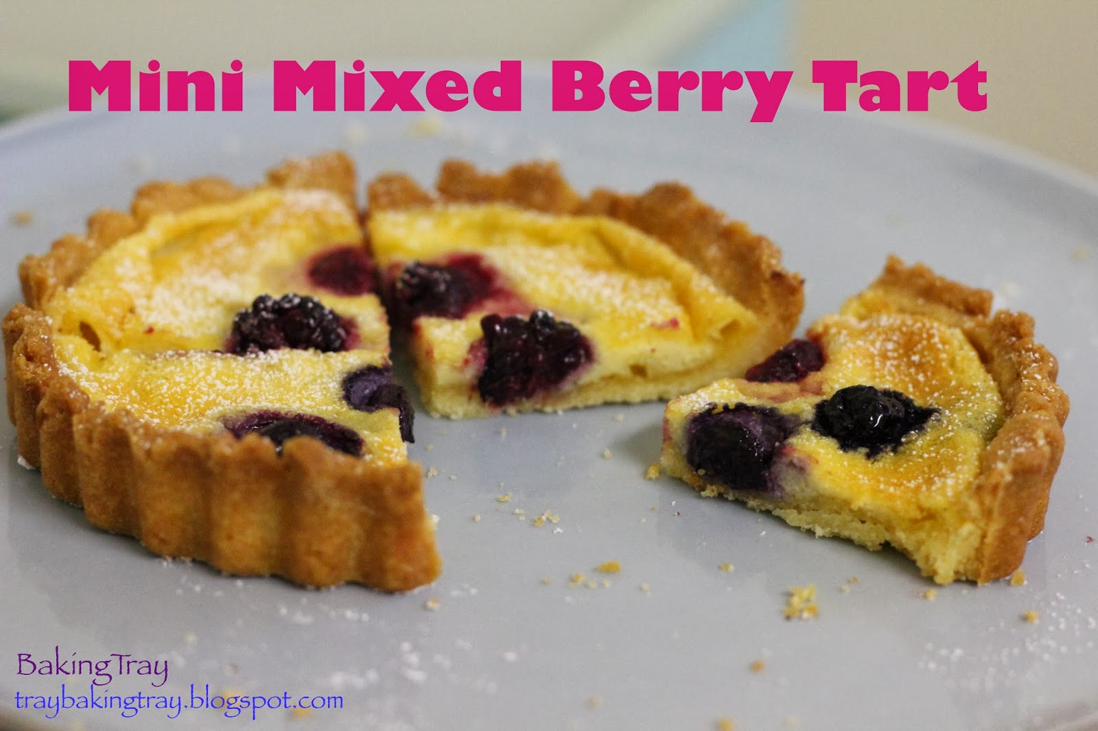 BAKING TRAY ~\________/~: TART time: Mini mixed berry tarts