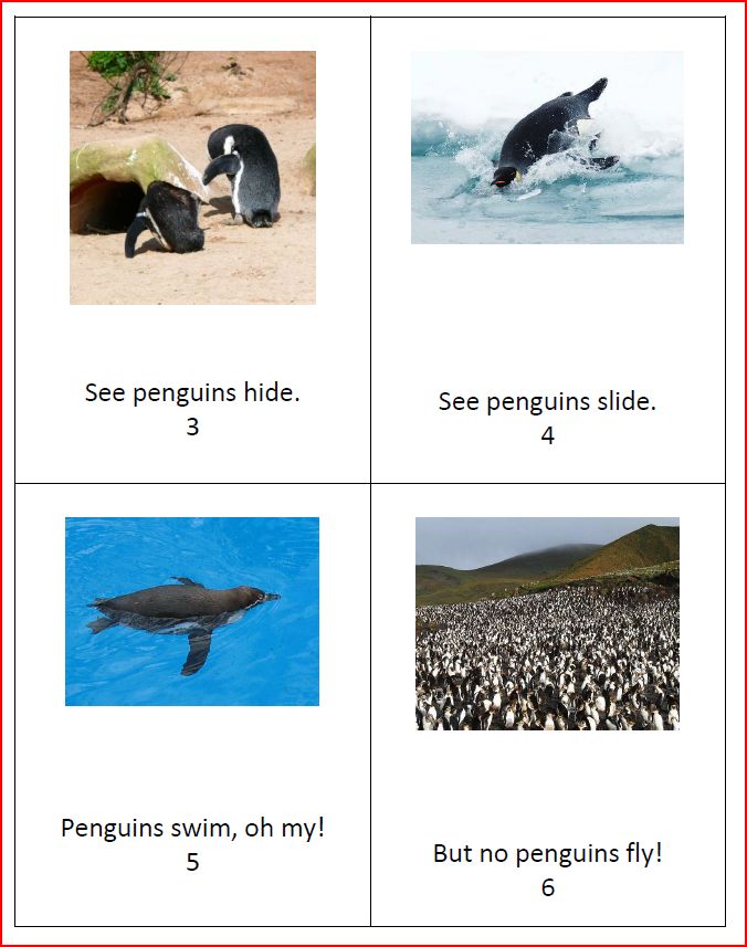 {FREE} Emergent Reader Mini-Book: Penguin Party | Preschool Powol Packets