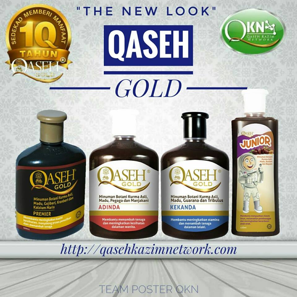 Cinta Botani: THE NEW LOOK OF QASEH GOLD