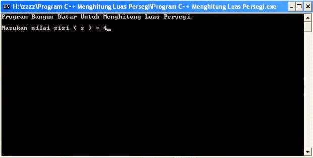 Program Menghitung Luas Persegi Dengan C++ | BELAJARYOK.COM