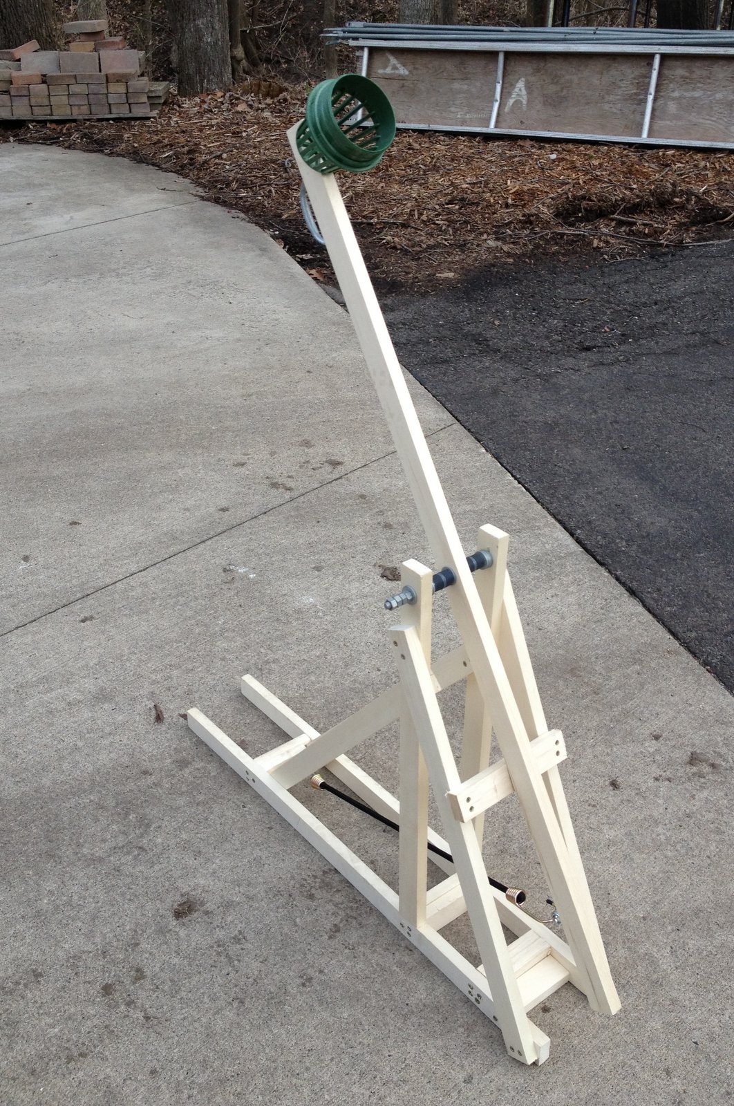 a blonde and 3 boys: Catapult!!!