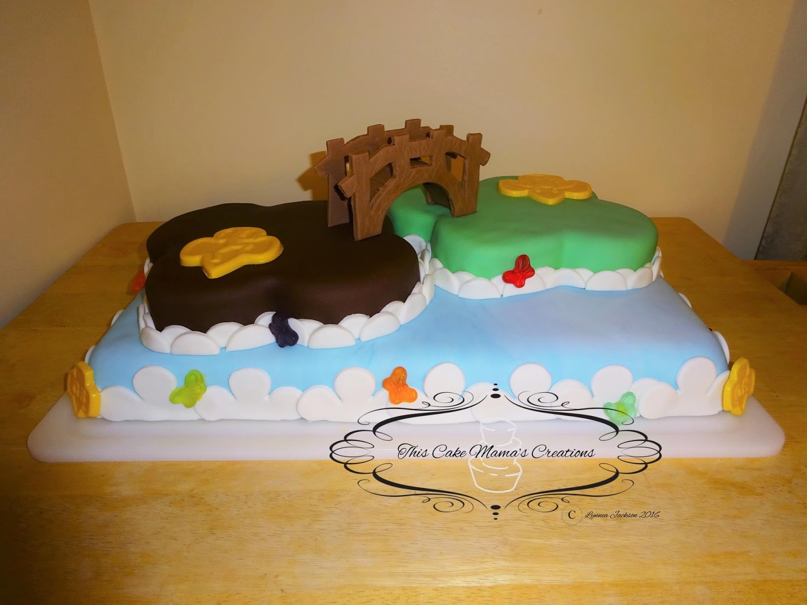 Cake Mama's Creations: A Bridge and Butterflies