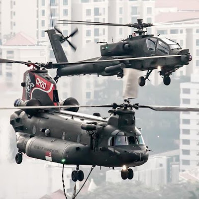 DEFENSE STUDIES: Singapore Taps Elbit for Chinook, Apache Defensive Suites