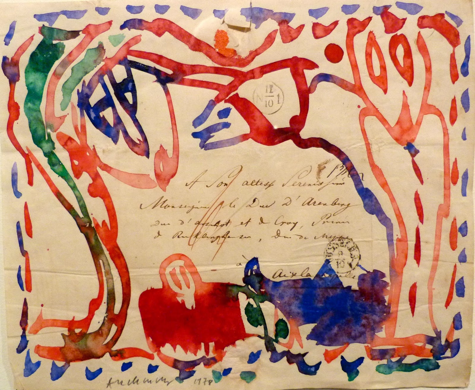 WATERSCHOENEN: PIERRE ALECHINSKY 'Les Palimpsestes' in Centre de la ...