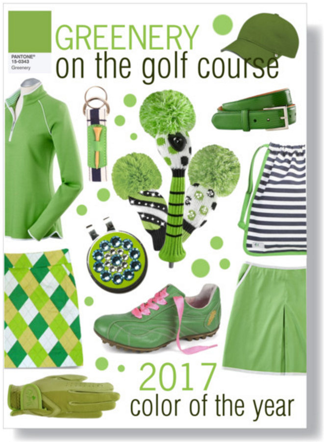 GOLF GIRL'S DIARY: Golf Embraces "Greenery", PANTONE Color Of Year for 2017