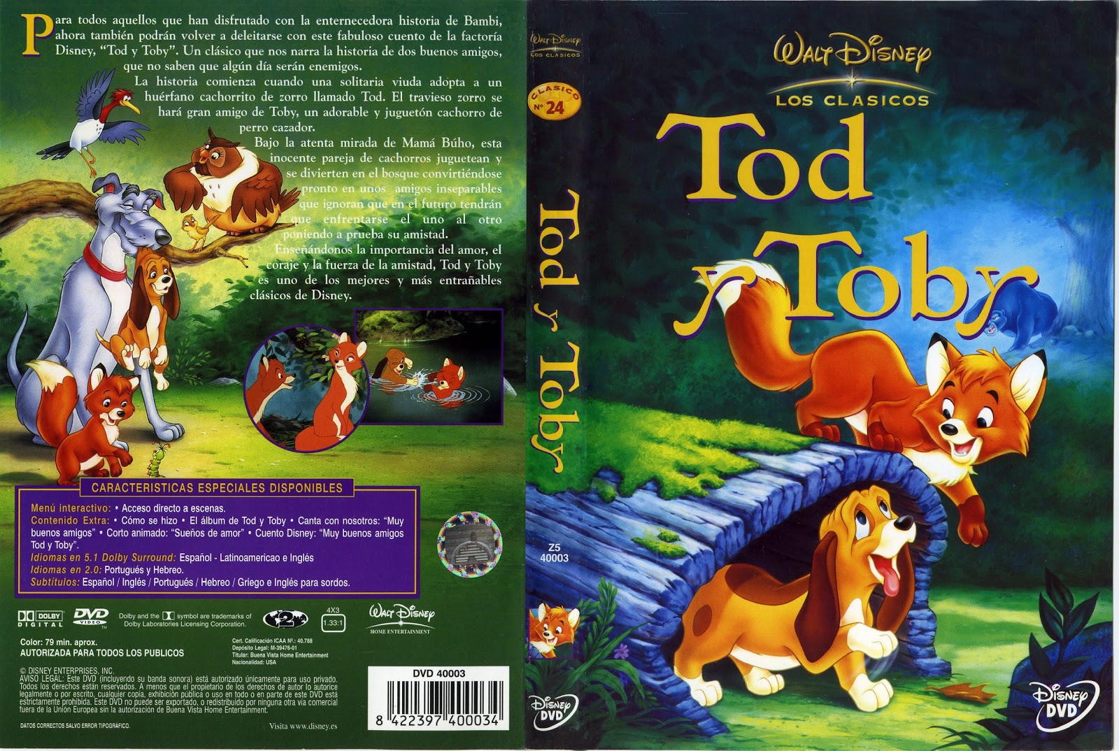 TÓMBOLA DISNEY: 24 - Tod y Toby