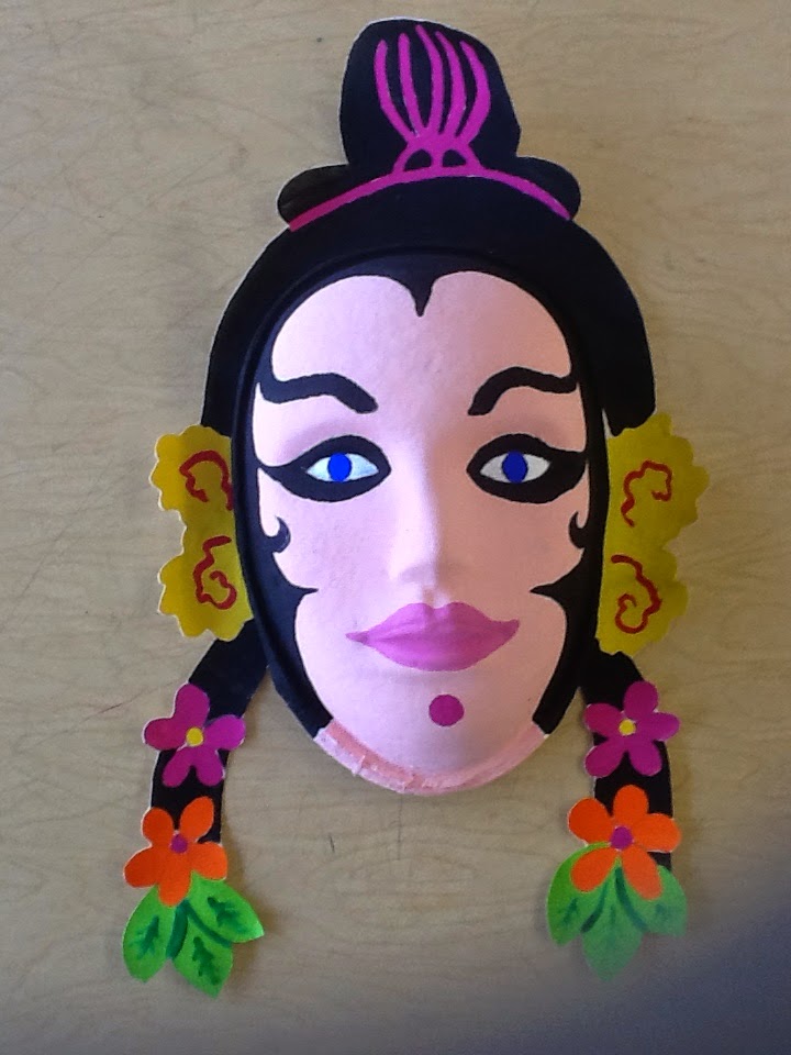 art inklings: Mask Making- Chinese Opera Masks