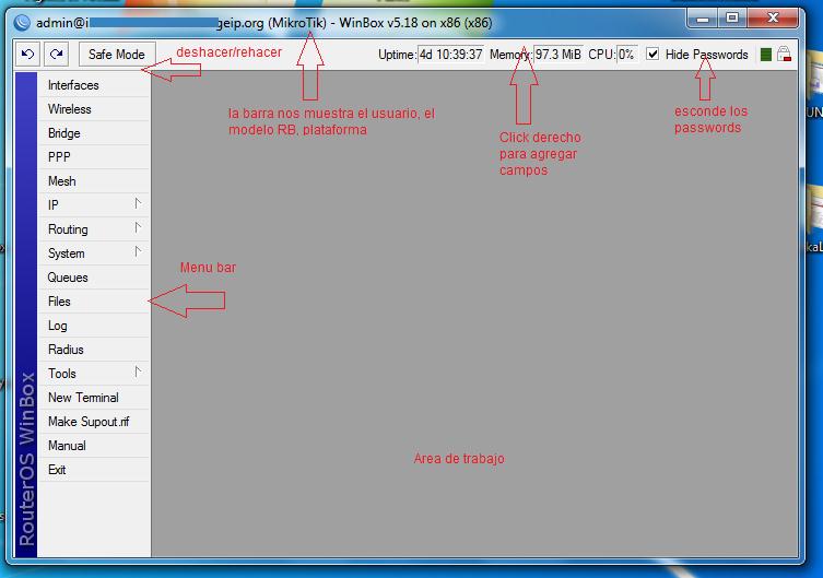 Mikrotik: Configuracion