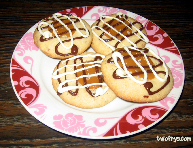 Two Frys: Caramel Filled Sandies