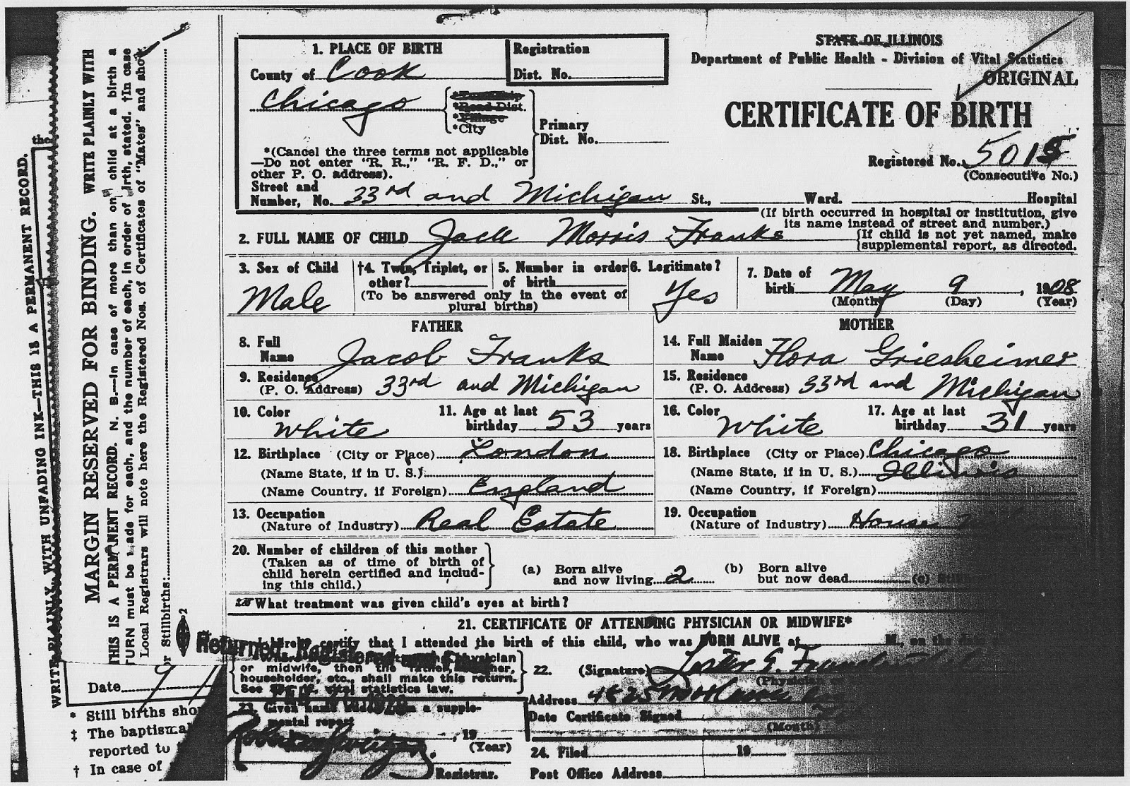 Under Every Tombstone: THE OTHER FRANKS SON - Jack M. Franks