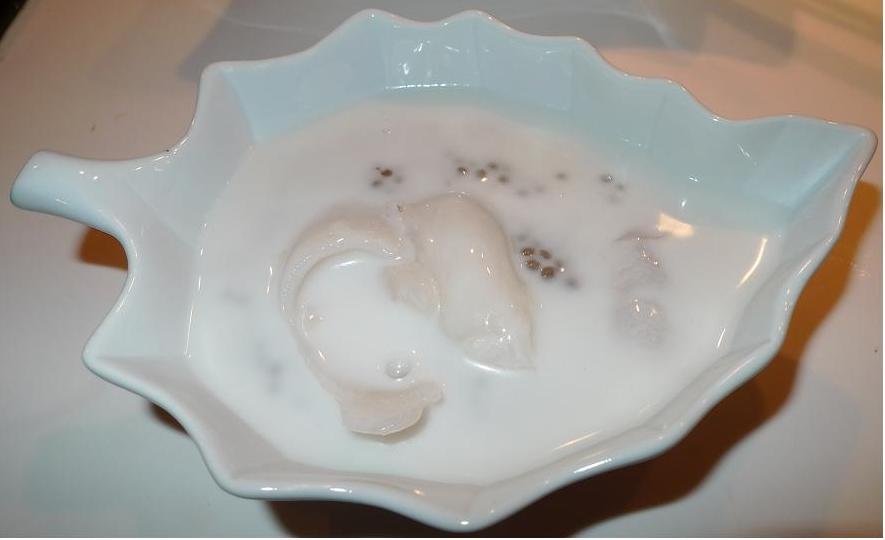 Amporn's Thai Kitchen: Sweet Tapioca with Young Coconut and coconut milk