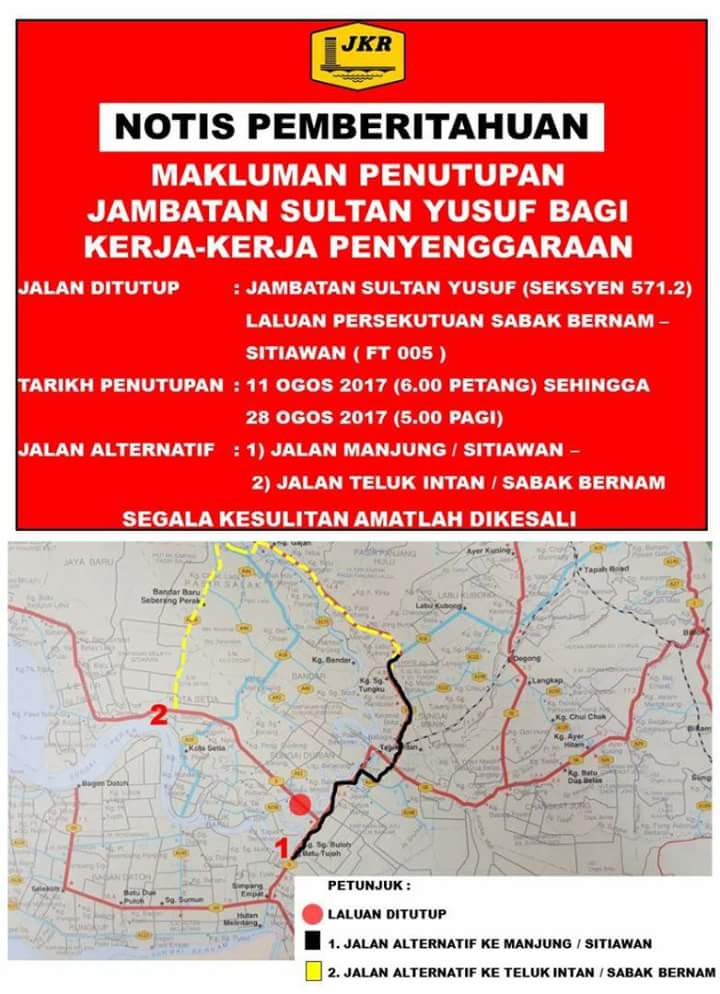 Jalan Alternatif Teluk Intan ke Lumut
