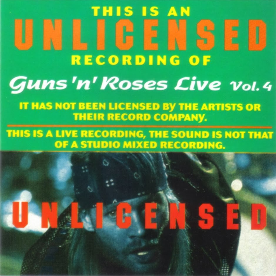 Rock On Vinyl: Guns 'n' Roses - Unlicensed Live Vol.4 (1993) Bootleg