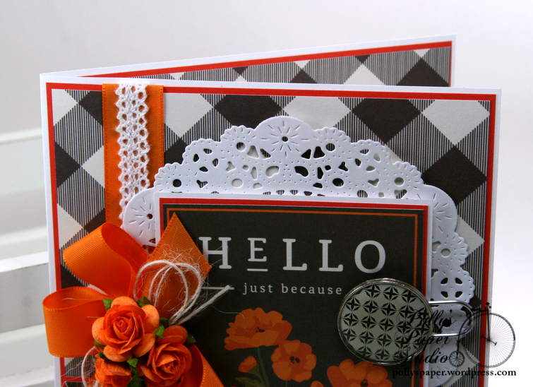 Really Reasonable Ribbon Blog: Hello Greeting Card