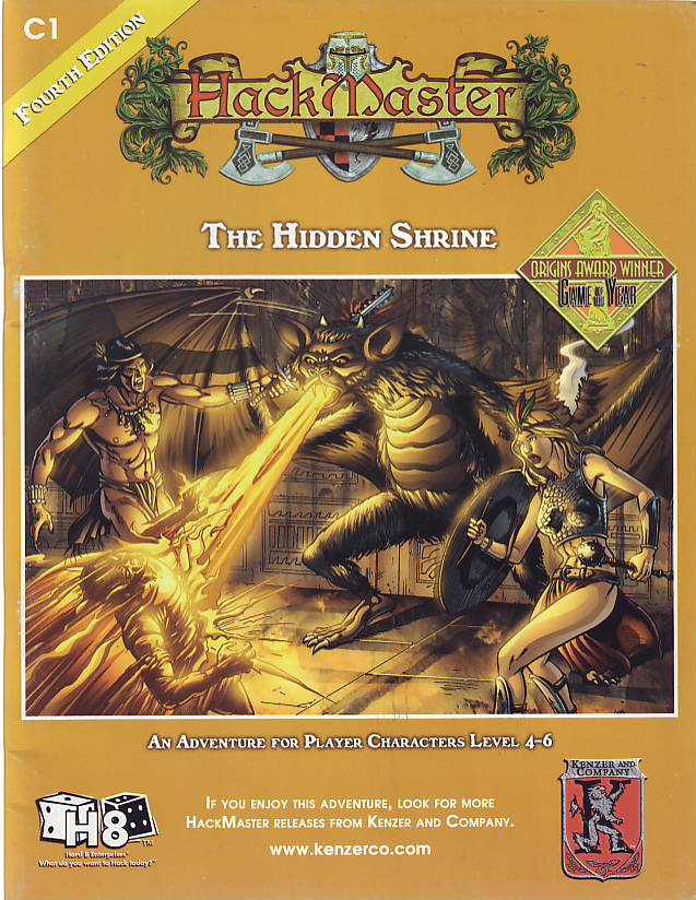 Quag Keep: HackMaster - C1: The Hidden Shrine