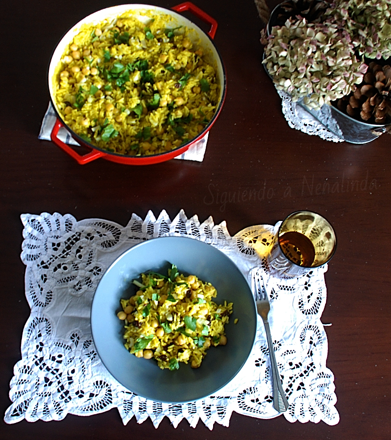 Siguiendo a Nenalinda: Arroz al Curry al Estilo Tibetano con Pasas ...
