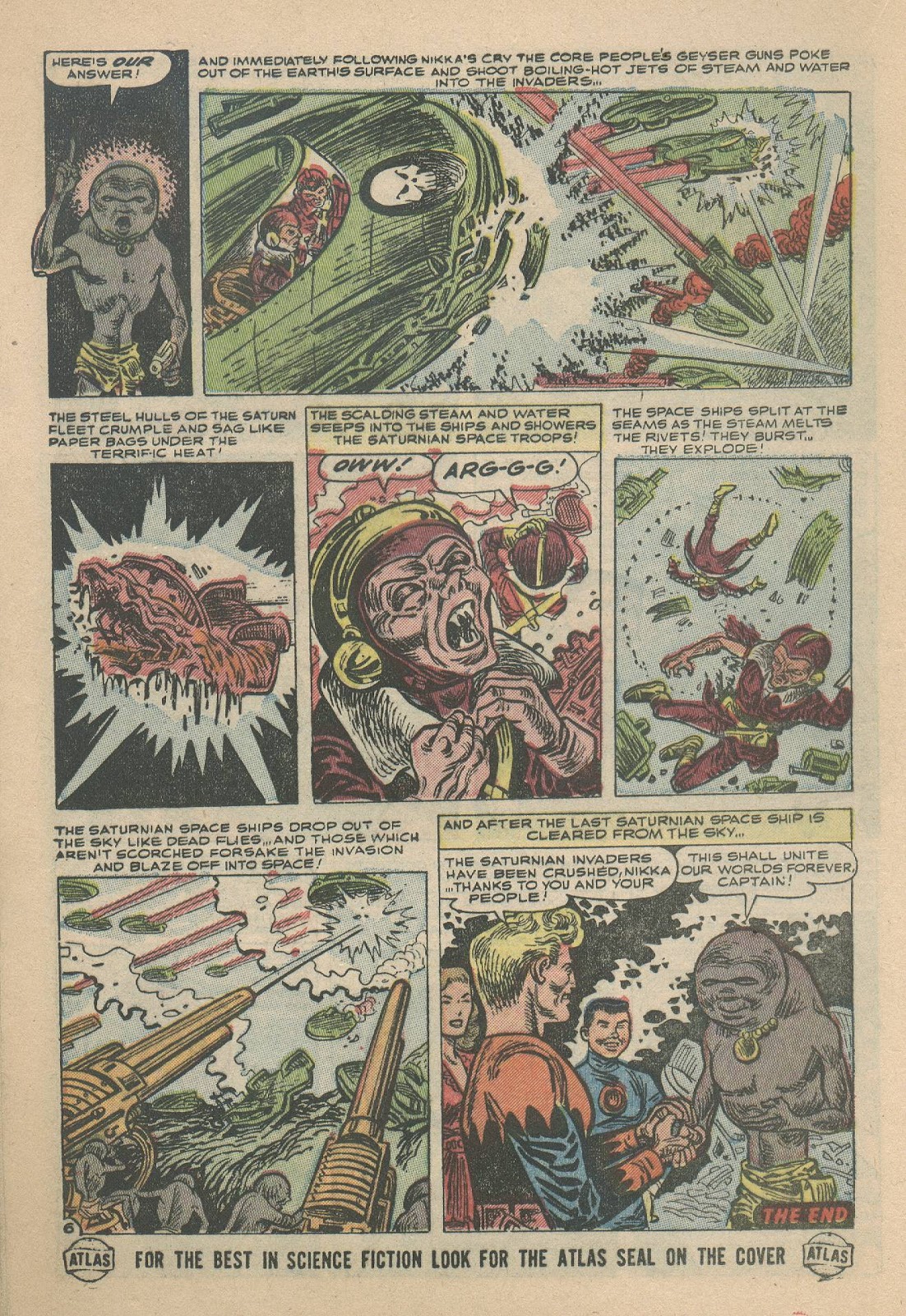 Last of the Spinner Rack Junkies: Speed Carter SPACEMAN by Joe Maneely 1953