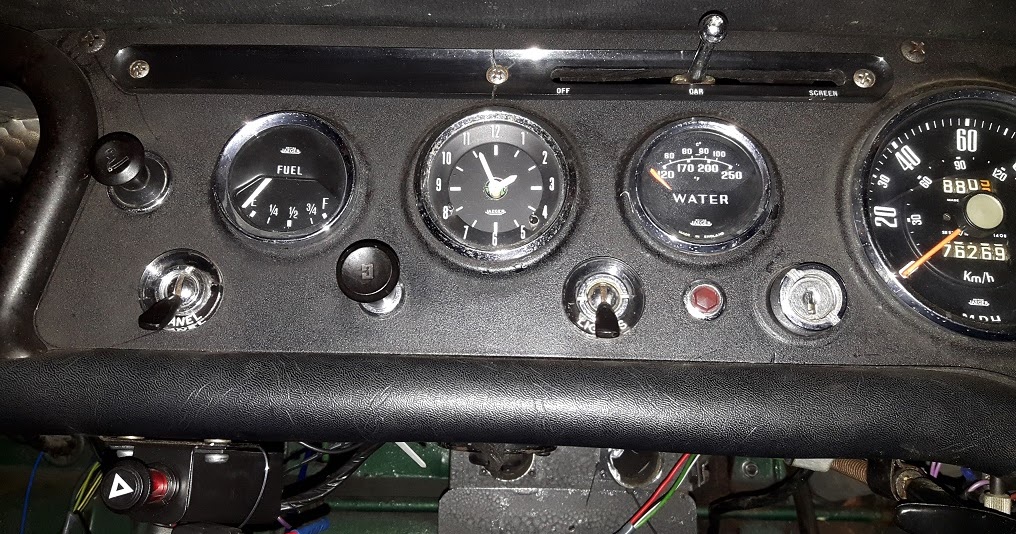 Sunbeam Alpine Series 3 conversion to V6 2.8: V6 More instrumentation