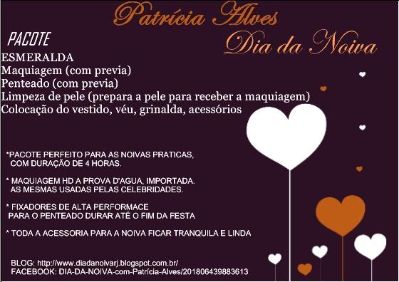 PATRICIA ALVES: DIA DA NOIVA